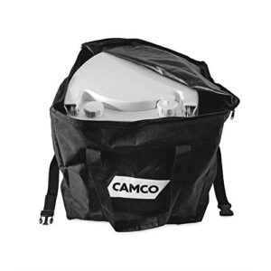 camco 41530 portable toilet storage bag - safely stores and protects your portable toilet - compatible with portable toilets up to 5.3-gallons