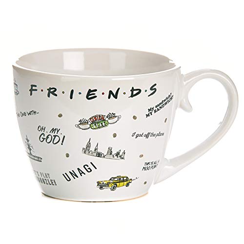 Paladone Friends TV Show Sayings Coffee Mug - 8 oz