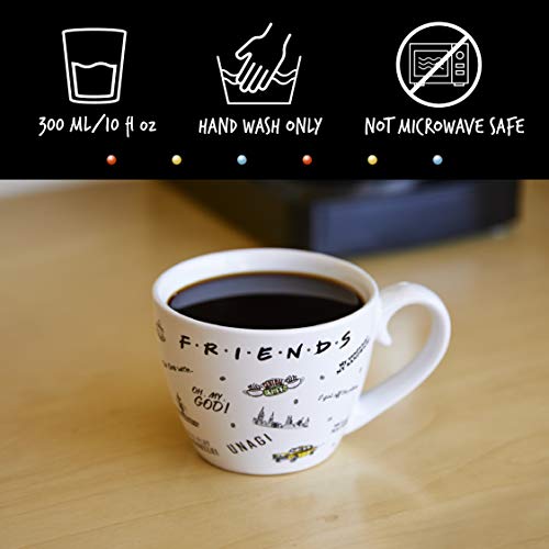 Paladone Friends TV Show Sayings Coffee Mug - 8 oz