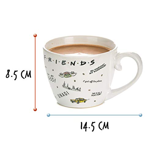 Paladone Friends TV Show Sayings Coffee Mug - 8 oz