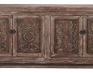 Kosas Home Allen Sideboard, 37.5Hx82Wx18D, Rustic Brown