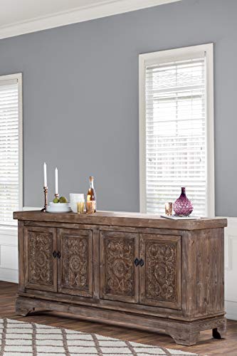 Kosas Home Allen Sideboard, 37.5Hx82Wx18D, Rustic Brown