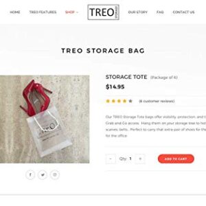 TREO Storage Shoe & Purse Organizer