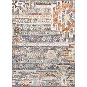 Artistic Weavers Ashens Rustic Area Rug,5'3" x 7'3",Denim