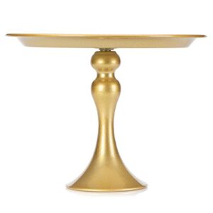 VILAVITA 3-Pieces Cake Stand Set Round Metal Cake Stands Dessert Display Cupcake Stands, Gold