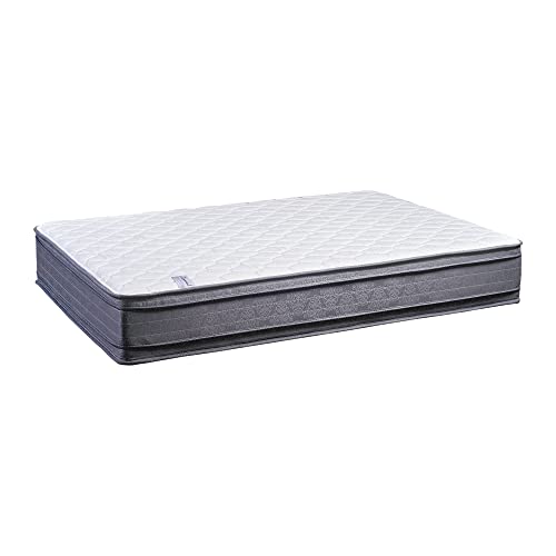 Nutan 12-Inch Doubled Sided Medium Plush Hybrid Euro Top Foam Encased innerspring Mattress/Improves Sleep by Reducing Back Pain,King Size