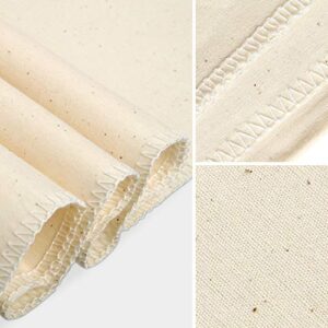 Muslin Fabric 63 Inch Wide Natural Fabric Unbleached Stitch Cloth for Making Garments Crafts, Sold by The Yard