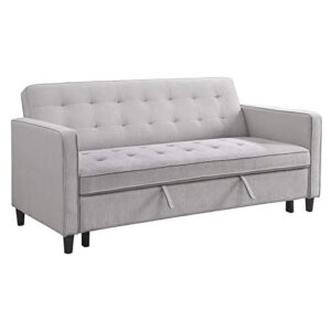 lexicon knoxville convertible studio sofa bed, dove