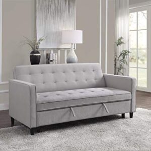 Lexicon Knoxville Convertible Studio Sofa Bed, Dove