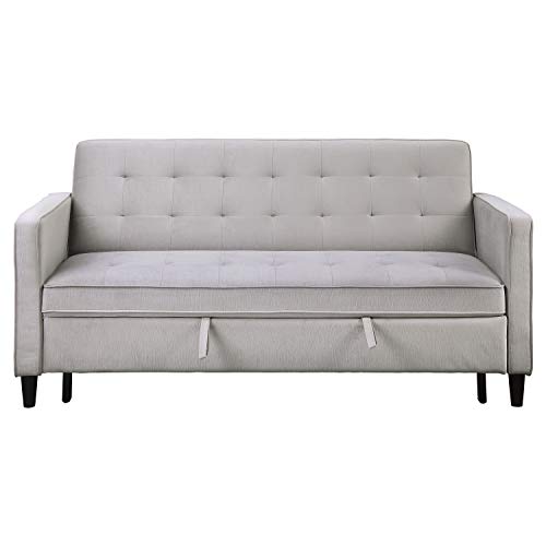 Lexicon Knoxville Convertible Studio Sofa Bed, Dove