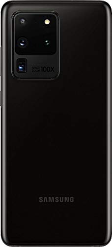 Samsung Galaxy S20 Ultra G988B 128GB GSM Unlocked Android Smartphone (International Variant/US Compatible LTE) - Cosmic Black (Renewed)