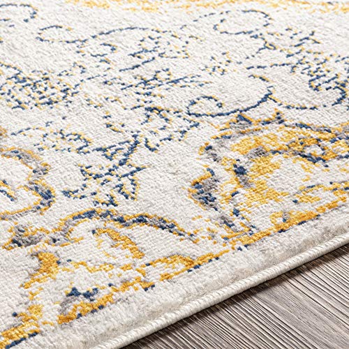 Artistic Weavers Lohena Vintage Medallion Area Rug,5'3" x 7'1",Yellow