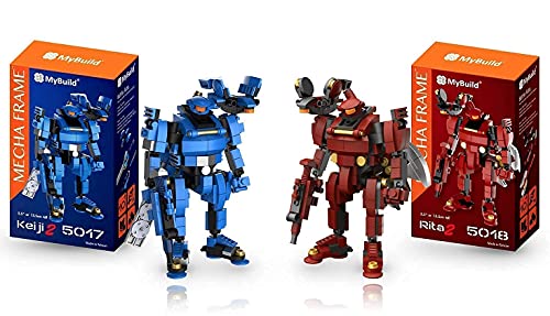 MyBuild Mecha Frame Keiji 2 and Rita 2 Construction Figures Building Toys