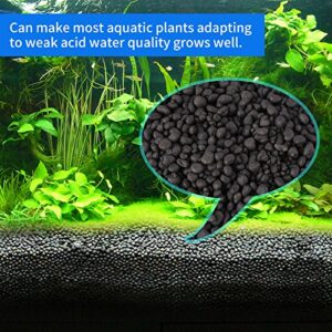 eecoo Aquarium Fish Tank Mud,Water Grass Mud Aquarium Fish Tank Bottom Water Grass Seeds Plant Sand Mud,1000g Bag