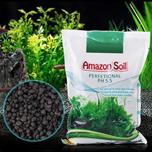 eecoo Aquarium Fish Tank Mud,Water Grass Mud Aquarium Fish Tank Bottom Water Grass Seeds Plant Sand Mud,1000g Bag