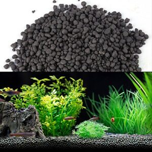 eecoo Aquarium Fish Tank Mud,Water Grass Mud Aquarium Fish Tank Bottom Water Grass Seeds Plant Sand Mud,1000g Bag