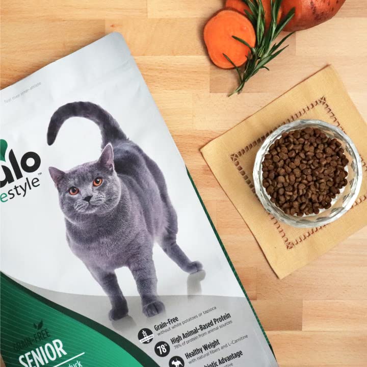 Nulo Freestyle Senior Dry Cat Food, Premium Natural Grain-Free Cat Kibble with Antioxidants for Immune Support and High Animal-Based Protein,Alaska Pollock, 4 pounds