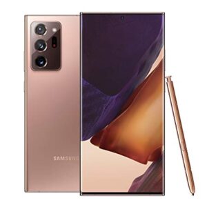 SAMSUNG Galaxy Note 20 Ultra 5G Cell Phone, Factory Unlocked Android Smartphone, 128GB, S Pen Included, Mobile Gaming, 6.9” Infinity-O Display Screen, Long Battery Life, US Version, Mystic Bronze