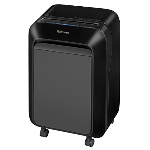 Fellowes LX210 P-4 Micro-Cut Paper Shredder, Jam-Proof Heavy-Duty Paper Shredder for Office, 16 Sheet Capacity, Black