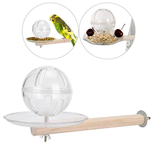 Bird Foraging Ball, Creative Buffet Party Food Feeder Swing Toys Durable Bite Resistant Standing Rod Toys for Training