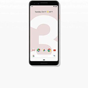 Google Pixel 3 (64GB, 4GB RAM) 5.5 QHD+, IP68 Water Resistant, Snapdragon 845 GSM/CDMA Factory Unlocked (AT&T/T-Mobile/Verizon/Sprint) (Not Pink)