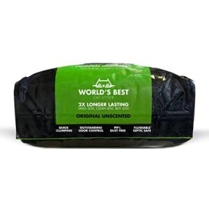 WORLD'S BEST CAT LITTER Original Unscented, 32-Pounds