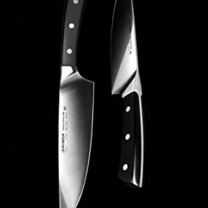 JARVISTAR 8 Inch Chef’s Knife: Professional kitchen knief - Ultra Sharp High Carbon Stainless Steel Forged Short Bolster - Chef Knief Ergonomic Handle for Cutting Vegetable