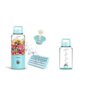 portable blender, popbabies personal blender, smoothie blender. rechargeable usb blender & travel bottle