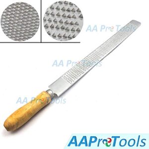 AAProTools Professional Vet Farrier Tool Equine Horse Shoe Hoof Rasp Wood Handle