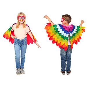 dress up america parrot costume - cute, fun, flying parrot costume for kids (toddler 4/small 4-6)