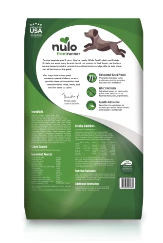 Nulo Frontrunner All Breed Puppy Food, Premium Dry Small Kibble Puppy Food, Ancient Grains Promote Fullness with BC30 Probiotic & DHA to Boost Cognitive Development