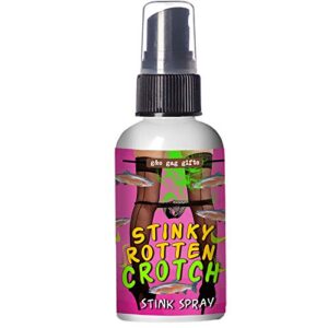 stinky rotten crotch prank spray - smells like crotch sweat and canned tuna - funny new fart spray