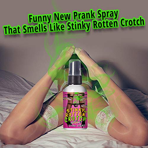 Stinky Rotten Crotch Prank Spray - Smells Like Crotch Sweat and Canned Tuna - Funny New Fart Spray