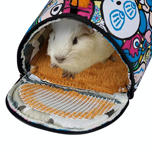 Jivan Hamster Carrier Bag, Small Animal Cage Hamster Guinea Pig Rat Hedgehog Sugar Glider Parrots Carrier Stylish Portable Home Travel Pet Supplies