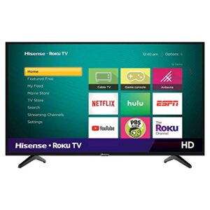 hisense 43-inch class h4 series led roku smart tv with alexa compatibility (43h4f, 2020 model)