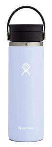 hydro flask wide mouth flex sip lid bottle - stainless steel reusable water bottle - vacuum insulated, dishwasher safe, bpa-free, non-toxic