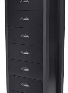 Venture Horizon 8 Drawer Lingerie Bureau Black