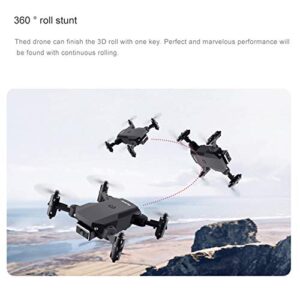 GoolRC S66 Mini Drone with 4K HD Camera, Foldable WiFi FPV Drone for Kids and Adults, RC Qudcopter with Optical Flow Positioning, Headless Mode, Altitude Hold, 3D Flip, Storage Bag and 3 Batteries