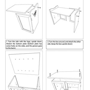 LuvURkitchen Large Bread Box for Kitchen countertop, Cutting Board, and Stainless Steel Bread Knife. Fully Adjustable shelf; bread storage container, wooden bread box, bread container, bread box large