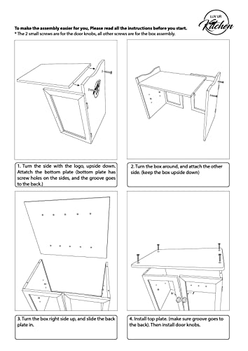 LuvURkitchen Large Bread Box for Kitchen countertop, Cutting Board, and Stainless Steel Bread Knife. Fully Adjustable shelf; bread storage container, wooden bread box, bread container, bread box large