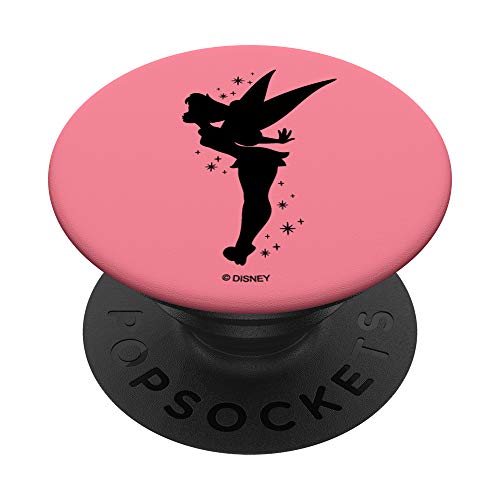 Disney Peter Pan Tinker Bell Pixie Dust Silhouette Pink PopSockets PopGrip: Swappable Grip for Phones & Tablets