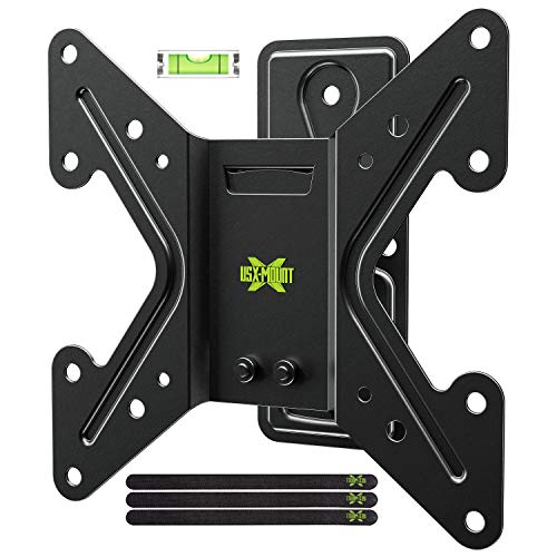 USX MOUNT TV Wall Monitor Mount Fits for Most 26-42 Inch TVs Monitors, Holds up to 66lbs, TV Monitor Mount Bracket with Adjustable Tilt Swivel, Max VESA 200x200mm