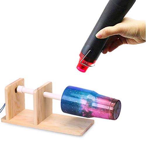 Bubble Removing Tool for Epoxy Resin and Acrylic Art, DIY Glitter Tumblers, Specially-Designed Heat Gun for Making Acrylic Resin Travel Mugs Tumblers to Remove Air Bubbles (Black)