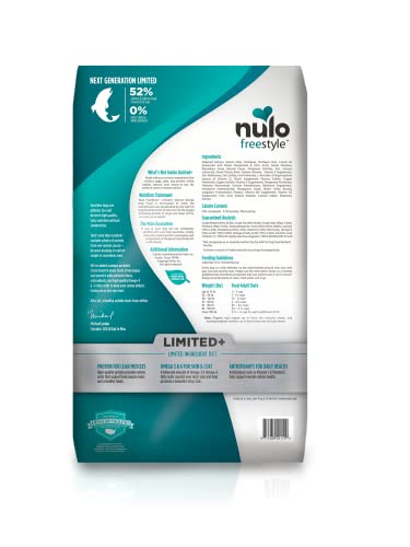 Nulo Freestyle Limited Ingredient All Breed Dog Food, Premium Allergy Friendly Adult & Puppy Grain-Free Dry Kibble Dog Food, Single Animal Protein with BC30 Probiotic for Healthy Digestive Support