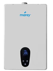 marey ga24csang 8.34gpm, high efficienty, csa certified, residential multiple points of use natural gas tankless water heater, white