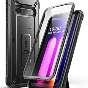 SUPCASE Unicorn Beetle Pro Series Case Designed for LG V60 ThinQ (2020 Release),Full-Body Rugged Holster & Kickstand Case with Built-in Screen Protector (Black)