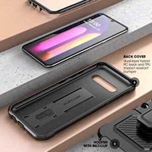 SUPCASE Unicorn Beetle Pro Series Case Designed for LG V60 ThinQ (2020 Release),Full-Body Rugged Holster & Kickstand Case with Built-in Screen Protector (Black)