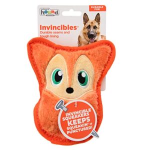 Outward Hound Invincibles Mini Fox Plush Dog Toy, XS