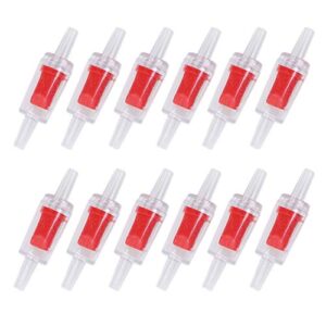 aquarium air tubing accessories non-return valves,check valve for 3/16 '' fish tank air line (red 12 pcs)