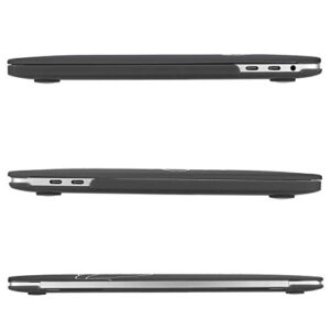 MOSISO Compatible with MacBook Pro 13 inch Case M2 2023, 2022, 2021-2016 A2338 M1 A2251 A2289 A2159 A1989 A1708 A1706, Plastic Face Sketch Hard Shell Case&Keyboard Cover&Screen Protector&Pouch, Black